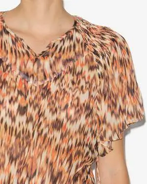 Isabel Marant Étoile Odelia Printed Silk Dress