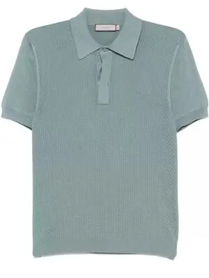 Canali Textured Polo Shirt