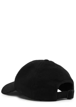 Saint Laurent Logo-embroidered Cashmere Cap