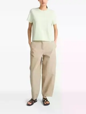 YVES SALOMON Leather Trousers - Neutrals