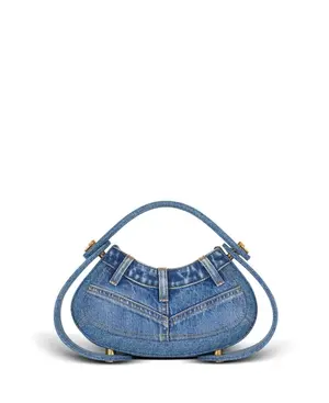 Balmain Medium Denim Jolie Madame Bag - Blue
