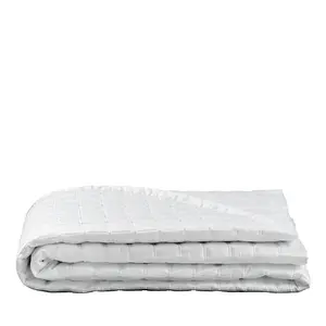 DEA LUXURY LINENS Dea Palm Beach Minerva Coverlet, King - White