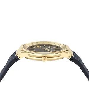 FERRAGAMO Sapphire Logo Watch, 41mm - Blue/blue