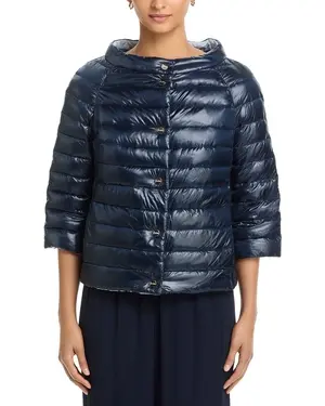 Herno Reversible Puffer Coat - Blu Scuro