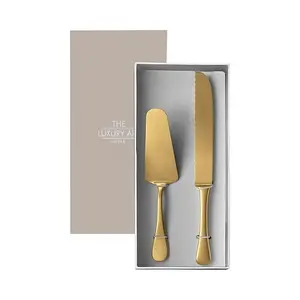 MEPRA Brescia 2 Piece Cake Set - Ice Gold