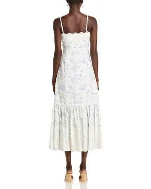 knee length dresses for ladies East Coast Lace Bust Midi Dress Aqua Blue– Selfie Leslie