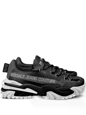 Versace Logo Sneakers - Black