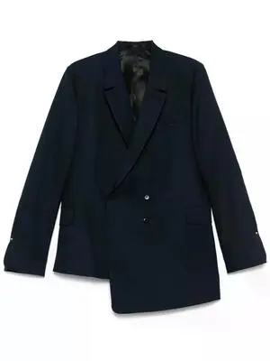 Random Identities Twill-weave Blazer - Blue
