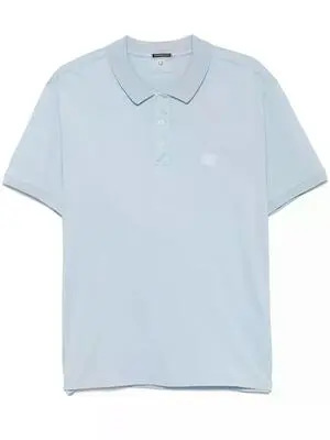 C.P. COMPANY Cotton Polo Shirt - Blue