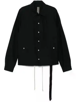 Rick Owens Ripstop Overshirt - Black