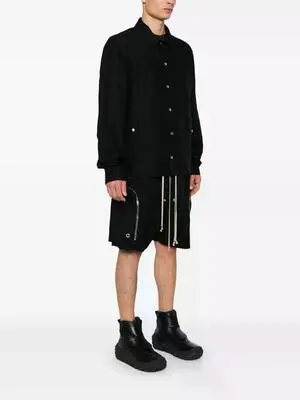 Rick Owens Ripstop Overshirt - Black