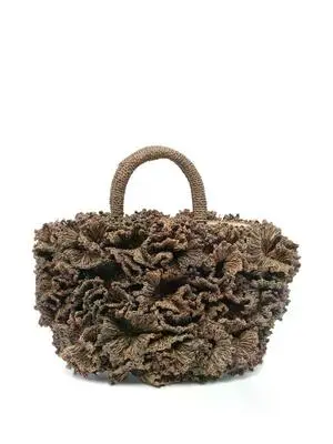 IBELIV Textured Tote Bag - Brown