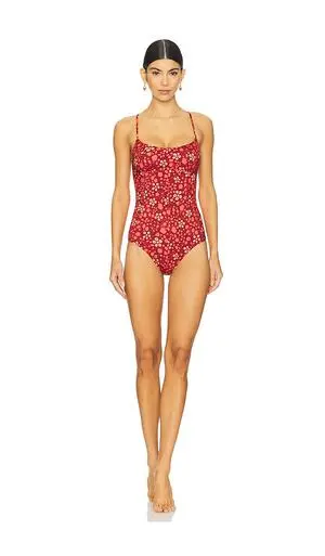 Ulla Johnson Positano Maillot - Coral