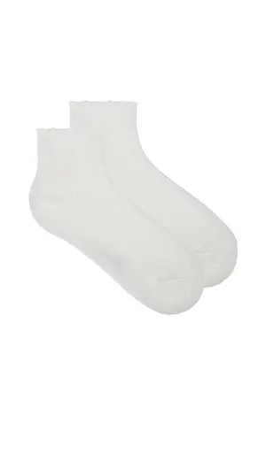 STEMS 3-pack Classic Ruffle Socks - White