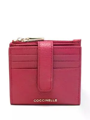 COCCINELLE Soft Metallic Wallet - Red