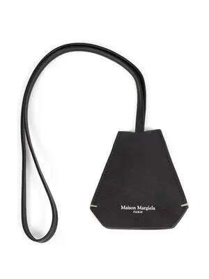 MAISON MARGIELA Leather Keyring - Black