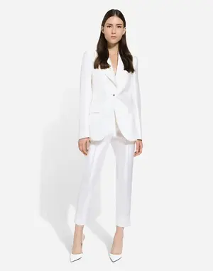 Dolce & Gabbana Tailored Mikado Silk Trousers