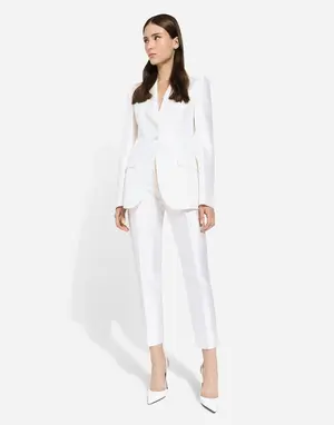 Dolce & Gabbana Tailored Mikado Silk Trousers