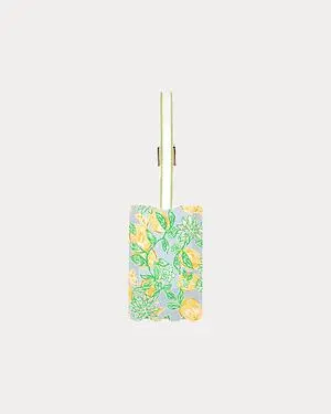 LILLY PULITZER Printed Luggage Tag - Bluette Make Lemonade