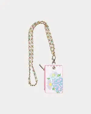 LILLY PULITZER Zip Id Lanyard - Multi Lilly Garden Home