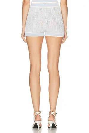 SEROYA Louie Hot Short - Ice Blue & Eggshell