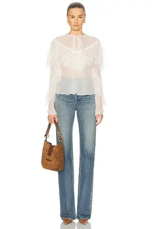 LoveShackFancy Afton Blouse