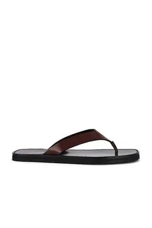 JUDE Vermelho Sandal In Brushed Leather - Brown Brushed Leather