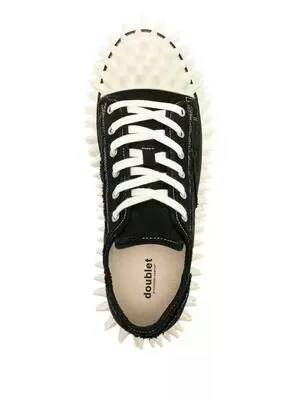 DOUBLET Spiky Canvas Sneakers