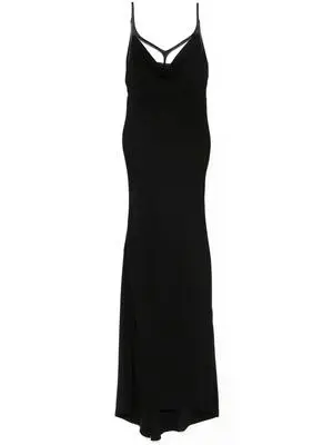 MUGLER Harness Crepe Gown