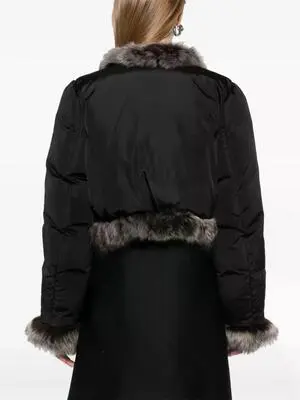 Alexander Wang Faux Fur-trim Puffer Jacket