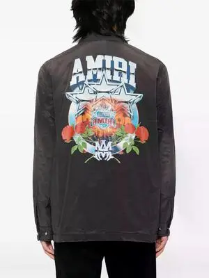Amiri Logo-print Shirt Jacket