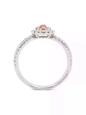 HYT JEWELRY 18kt White Gold Diamond Ring