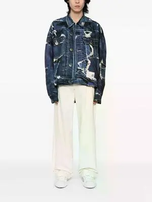 Mihara Yasuhiro Graphic-print Shirt Jacket