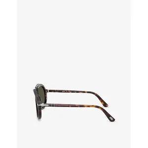 Persol Po0202s Square-frame Sunglasses - Brown