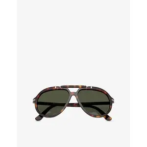 Persol Po0202s Square-frame Sunglasses - Brown