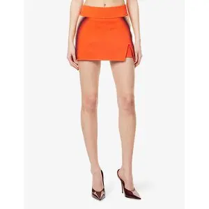 Ph5 Abstract-pattern Knitted Mini Skort