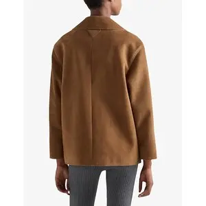 Prada Round-collar Suede Jacket