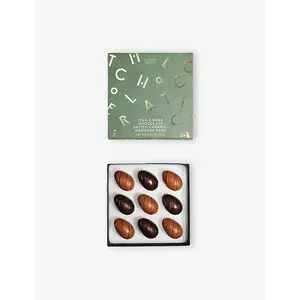 THE CHOCOLATIER Dark And Milk Chocolate Salt Caramel Ganache Eggs 175g - One-color