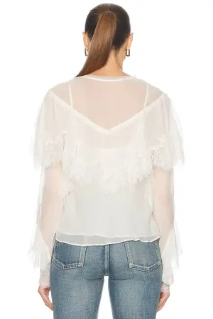 LoveShackFancy Afton Blouse