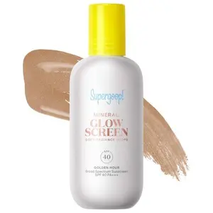 SUPERGOOP Glowscreen Soft-radiance Drops Mineral Spf 40 - Golden Hour