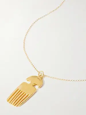 ALIGHIERI The Vanity Comb Recycled -plated Necklace - Gold