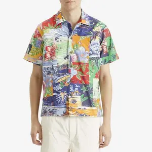 Polo Ralph Lauren Patchwork Beach Vacation Shirt - Beach Bazaar Patchwork