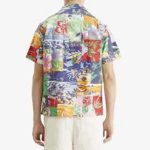 Polo Ralph Lauren Patchwork Beach Vacation Shirt - Beach Bazaar Patchwork