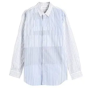 Comme Des Garçons Multi Check Mix Button Down Shirt