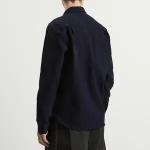 You Must Create Curtis Seersucker Shirt - Navy