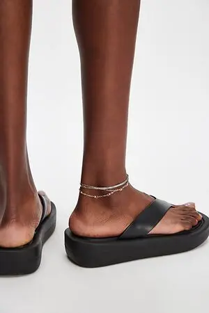 Jeffrey Campbell Darcie Platform Flip Flops - Black