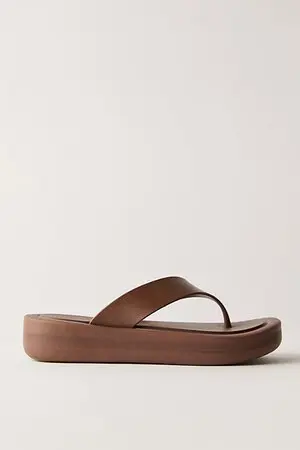 Jeffrey Campbell Darcie Platform Flip Flops - Brown