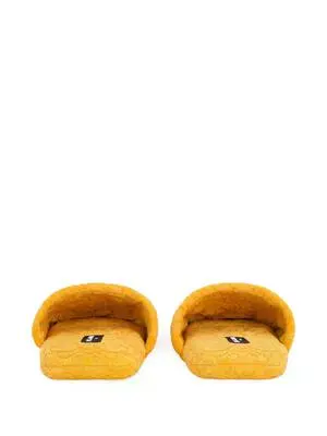 DOLCE & GABBANA CASA Logo-embroidered Slippers