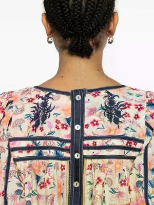 Farm Rio Superbloom Tapestry Blouse