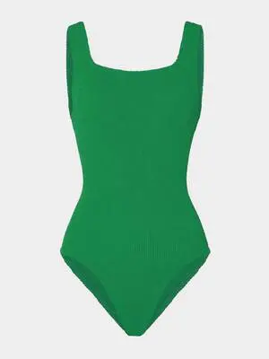 Hunza G Coverage Square Neck Swim - Emerald